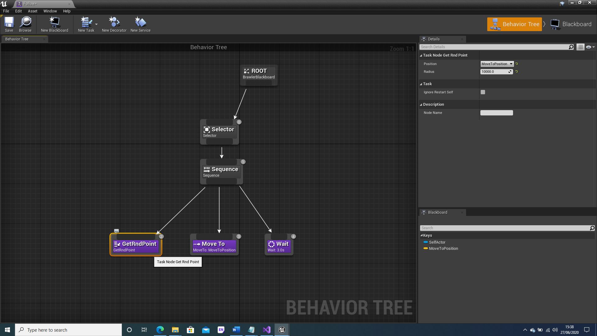 Hello World AI in UE – Floating Point Monsters