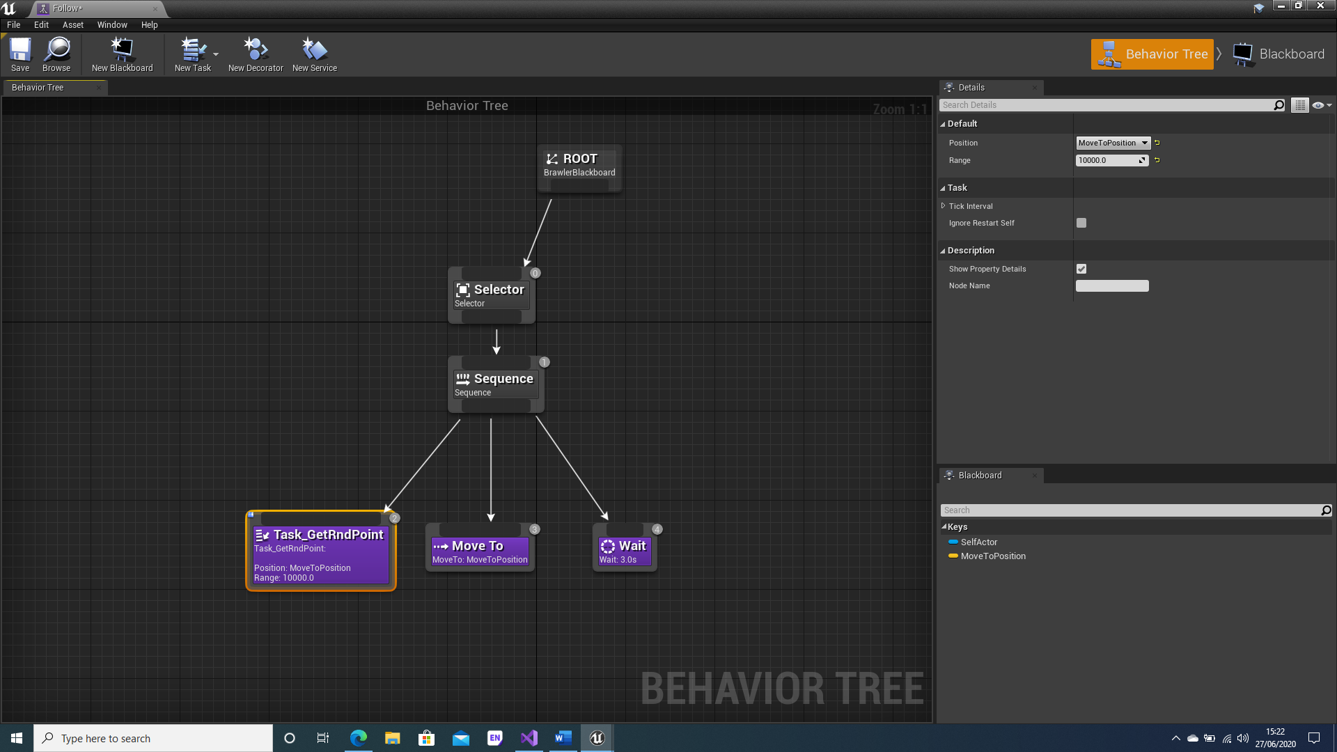 Hello World AI in UE – Floating Point Monsters